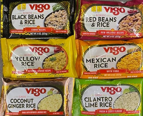 Amazon.com : Vigo Rice Sampler Pack, One Bag Each Of: Black Beans and ...
