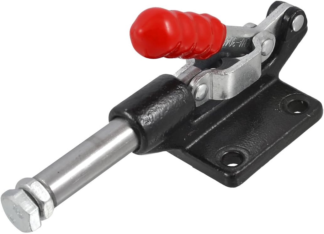 304C 32mm Plunger Stroke Red Handle Push Pull Type Toggle Clamp 500 Lbs ...