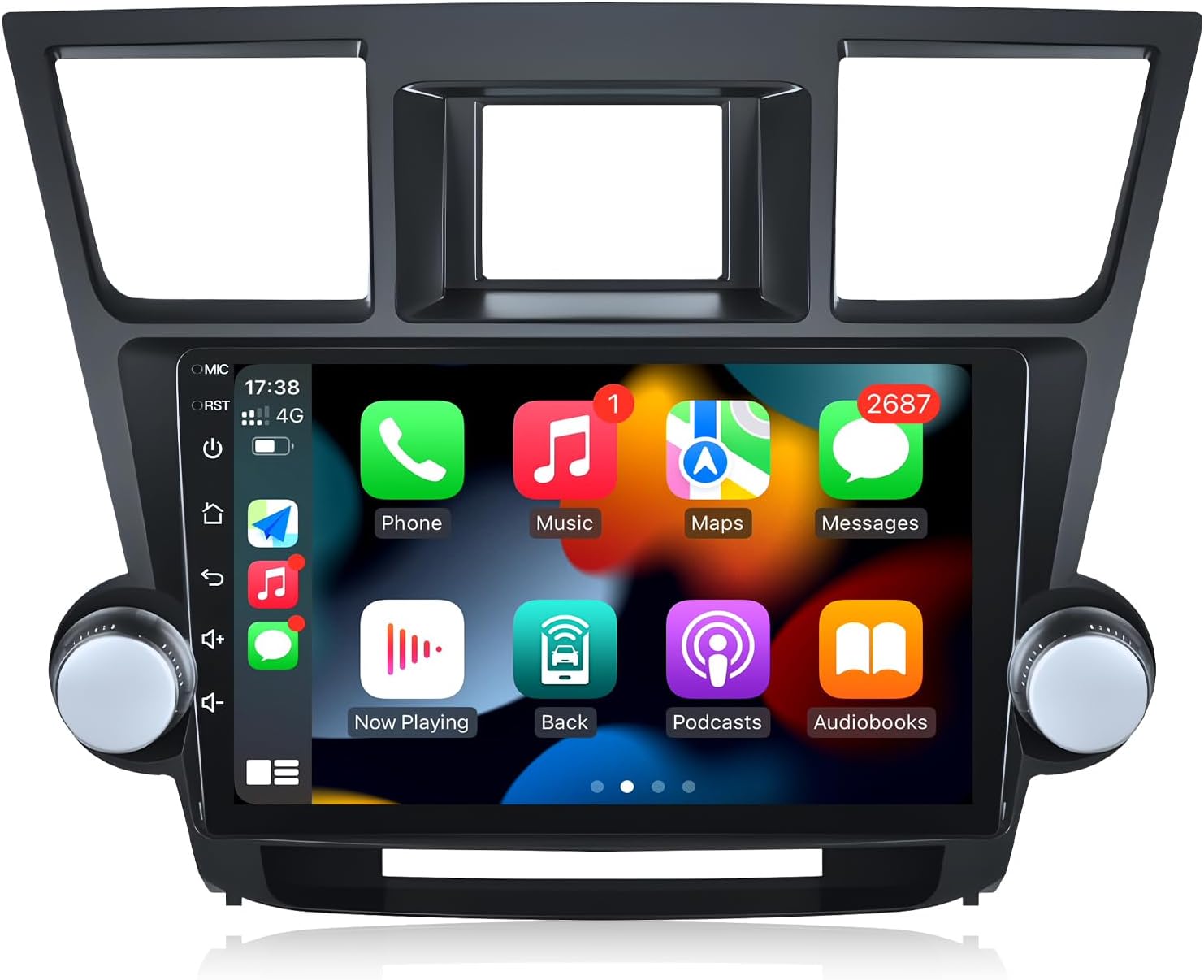 Amazon.com: 4G+64G for Toyota Highlander Radio (2008-2012): Car Stereo ...