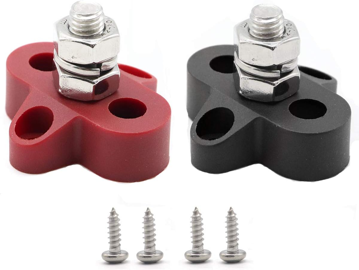 Heart Horse Single Heavy-Duty Terminal Studs -2PCS M8 Stainless Steel ...