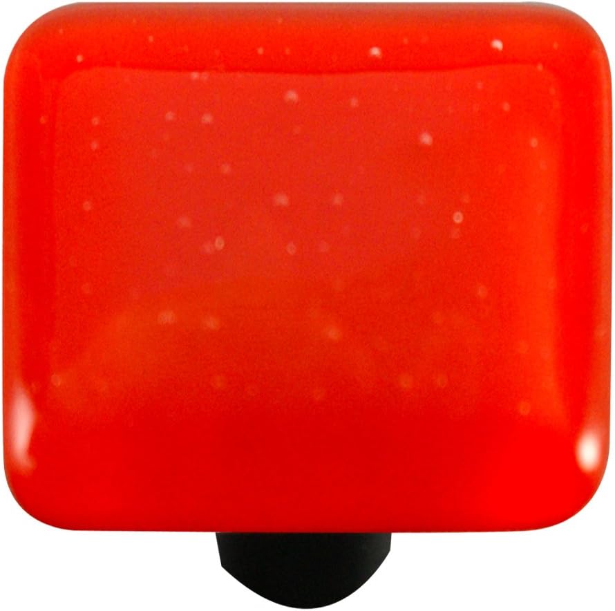 Aquila Art Glass HK1002-KA Solid Color Collection Knob, Tomato Red ...