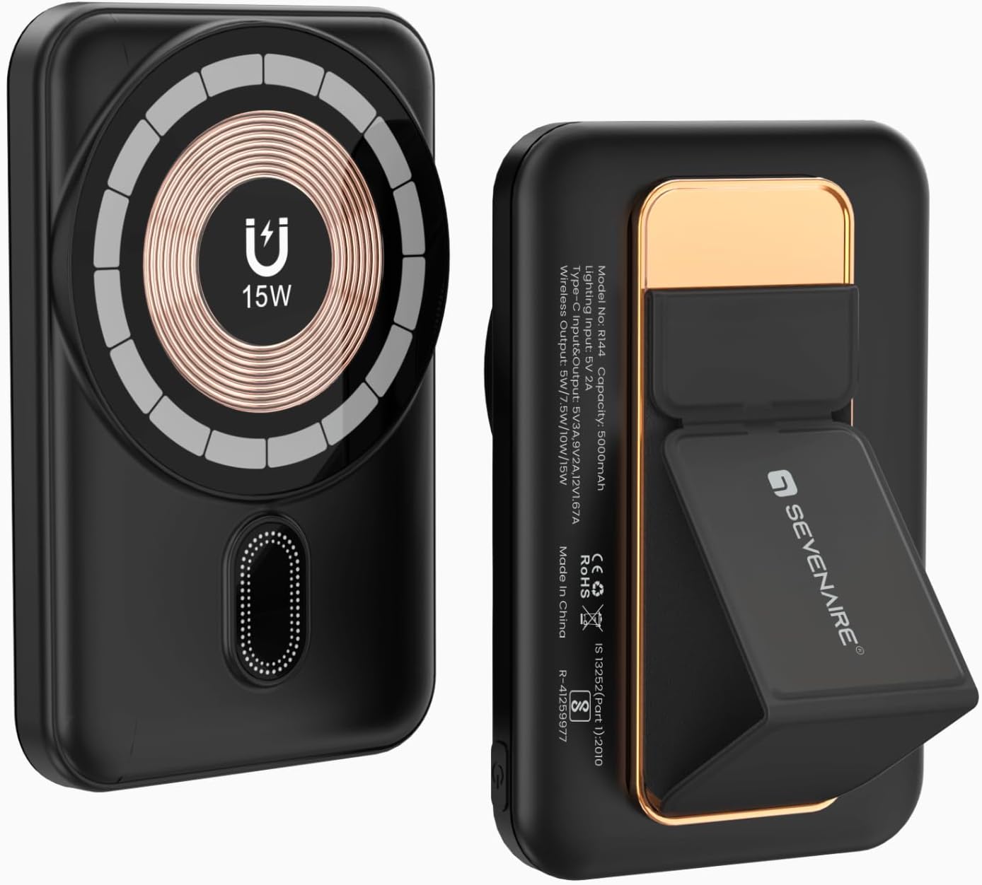 ZEBRONICS MW63 Wireless Power Bank, 10000 mAh, Rapid Charge, Magsafe ...