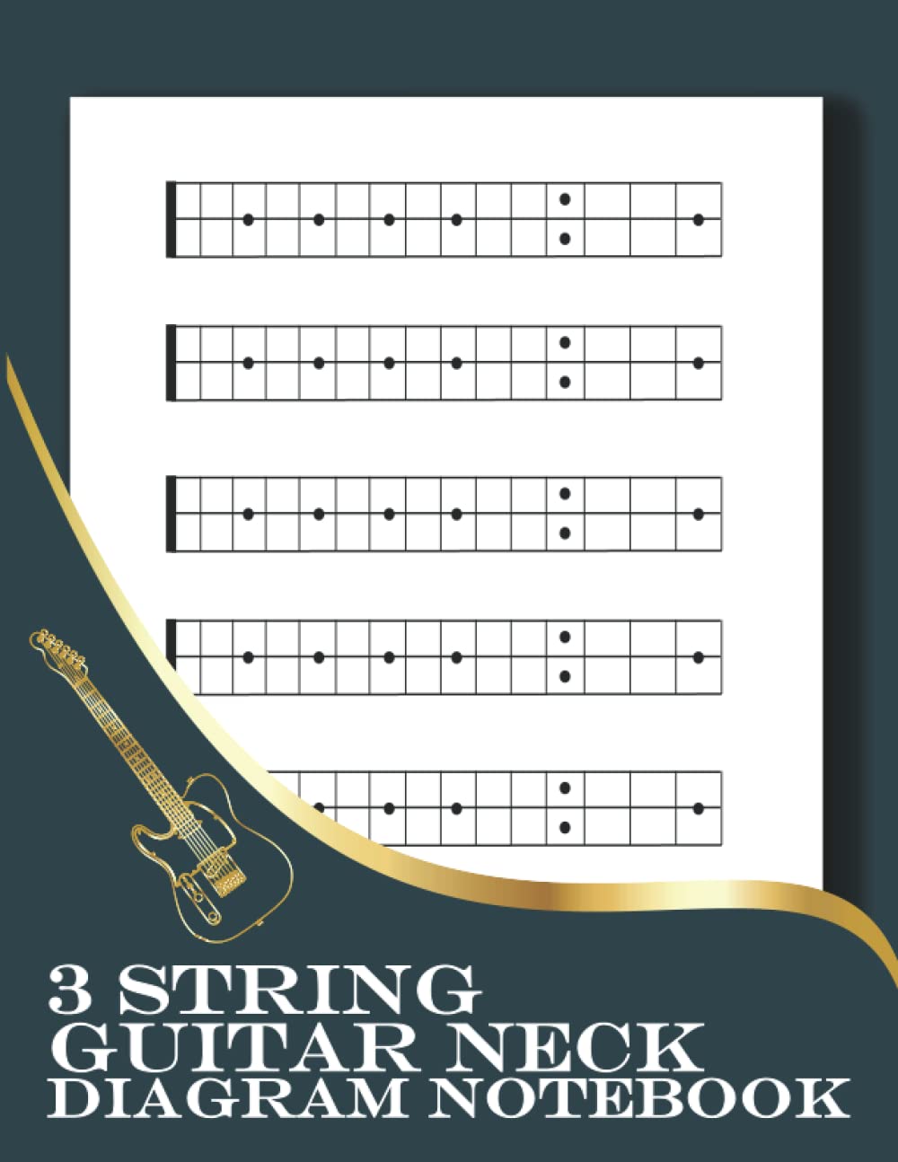 Printable Blank Guitar Necks