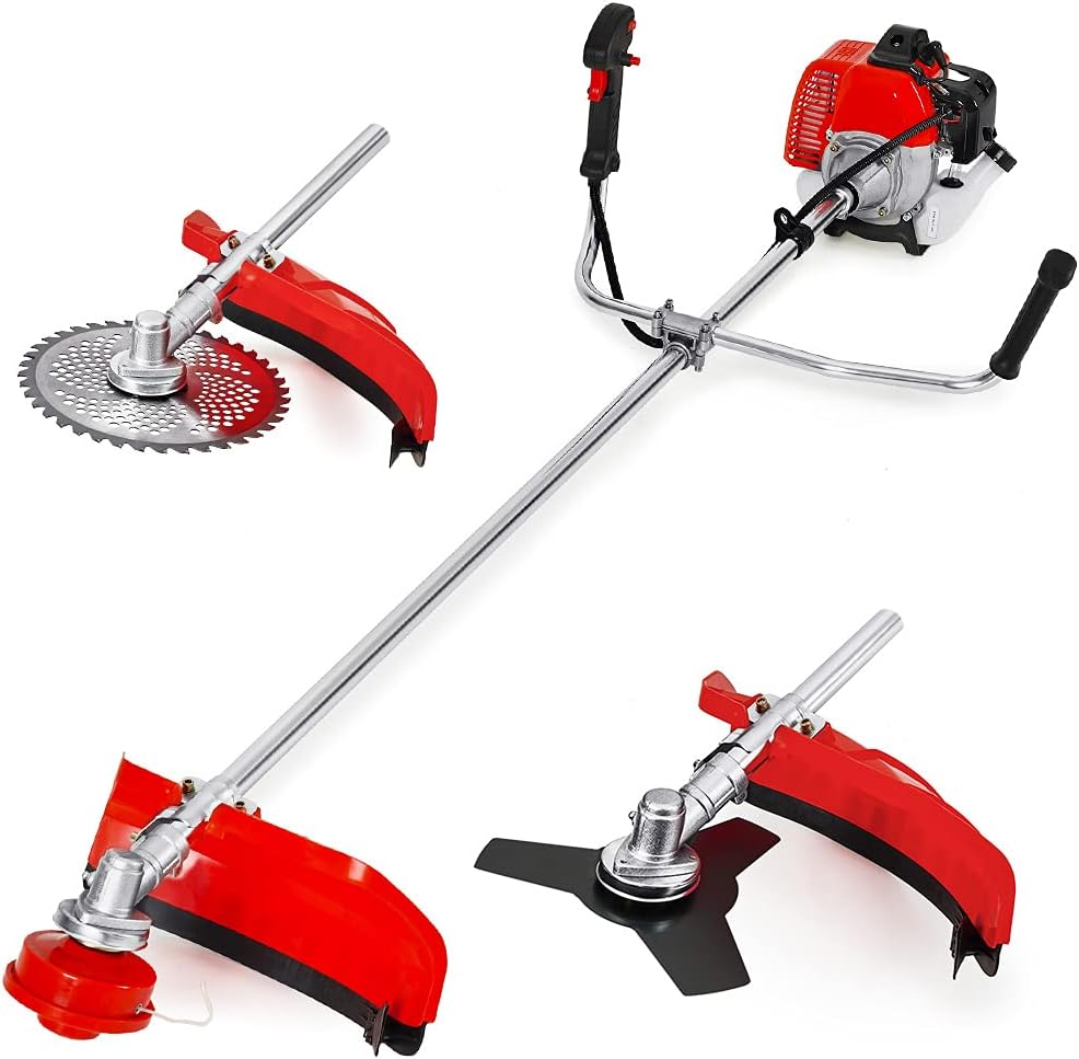 Amazon.com : MAXTRA Weed Wacker Gas Powered, 42.7cc 2 Cycle 3 in 1 Weed ...