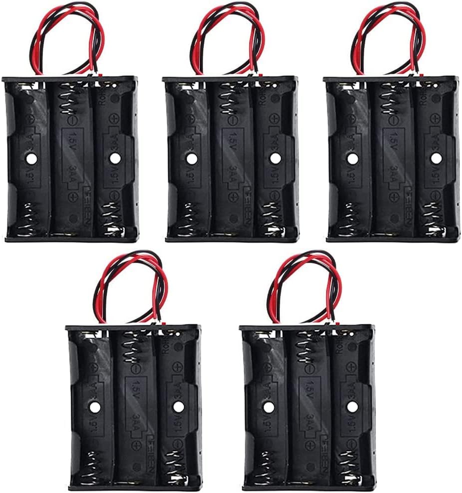 Amazon.com: AIMPGSTL 5PCS AA Battery Case Holder 1.5V, DIY Battery ...
