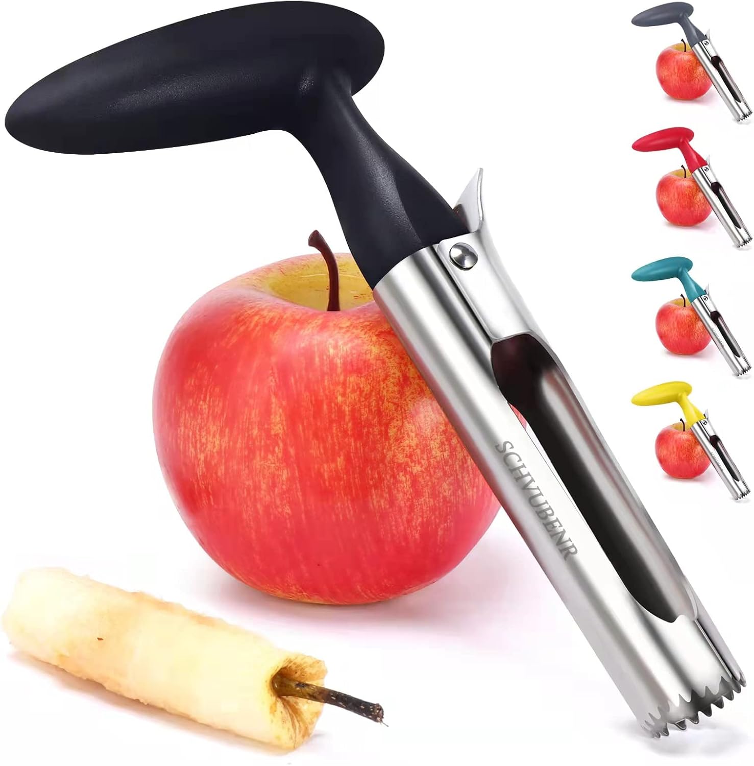 Amazon.com: SCHVUBENR Premium Apple Corer Tool - Easy to Use and Clean ...