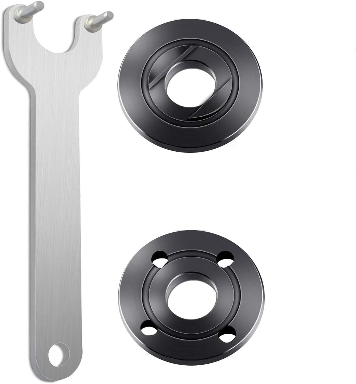 Amazon.com: 5/8"-11 Grinder Backing Flange and Lock Nut Set Angle ...