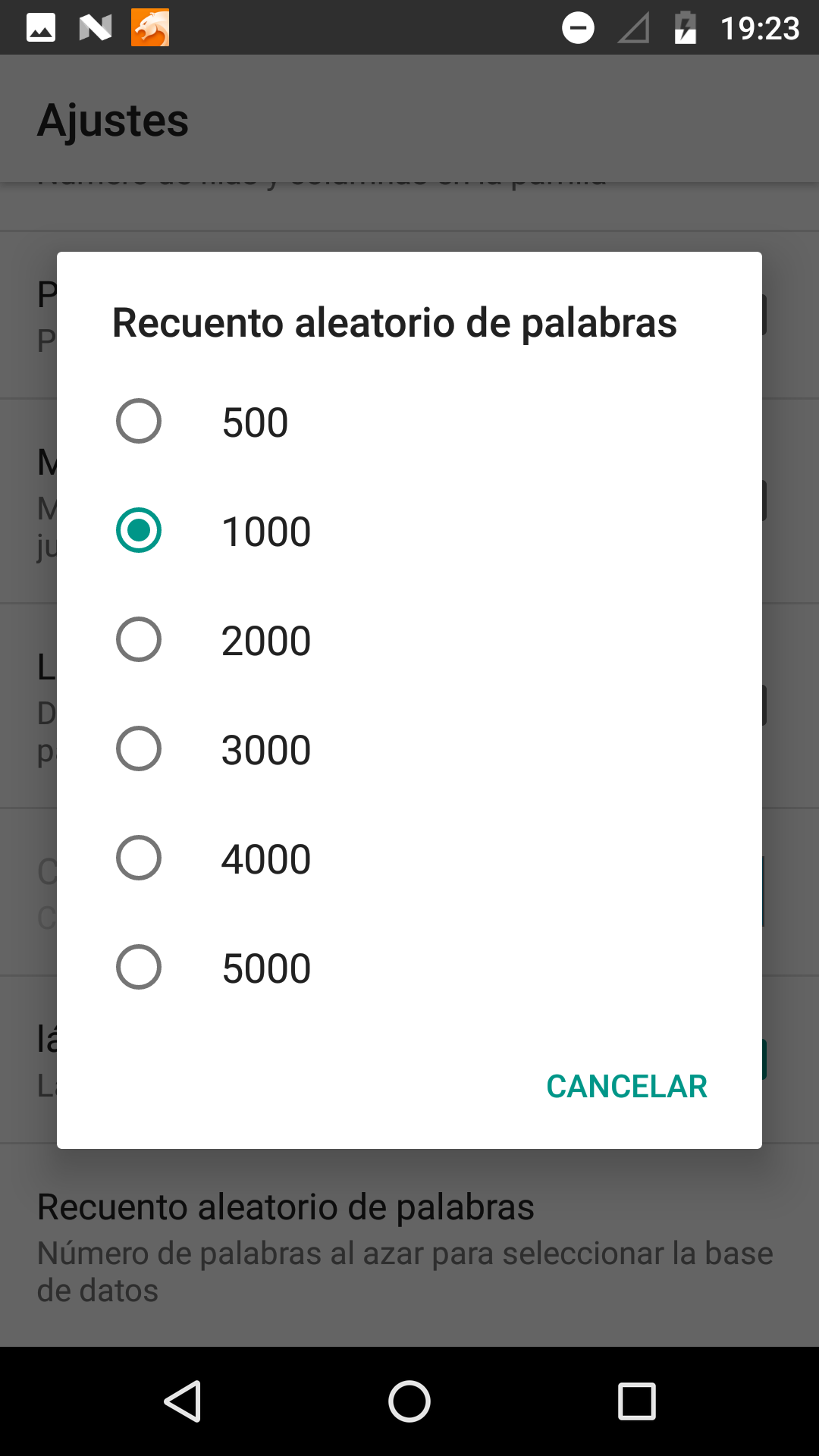 Aplicación Palabras Cruzadas en Español en Amazon Appstore