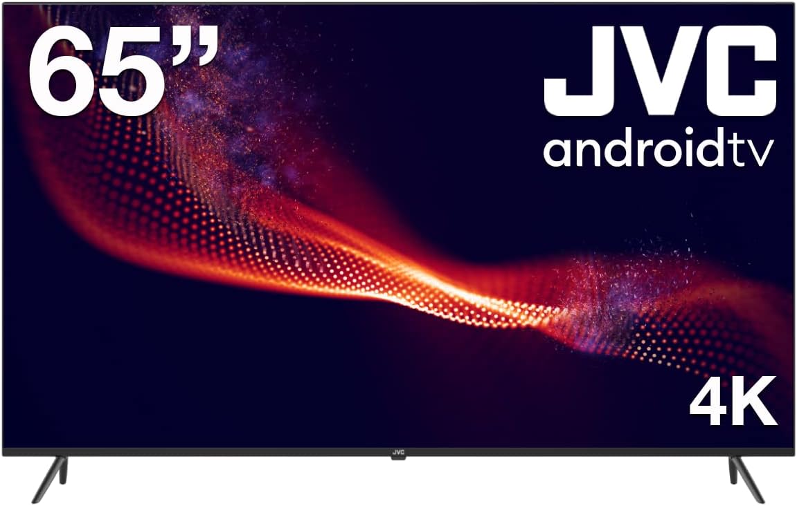 JVC 65 Inch Smart TV | 4K UHD Android TV with LED Edgeless Display | Ultra-Thin Bezels, Google ...