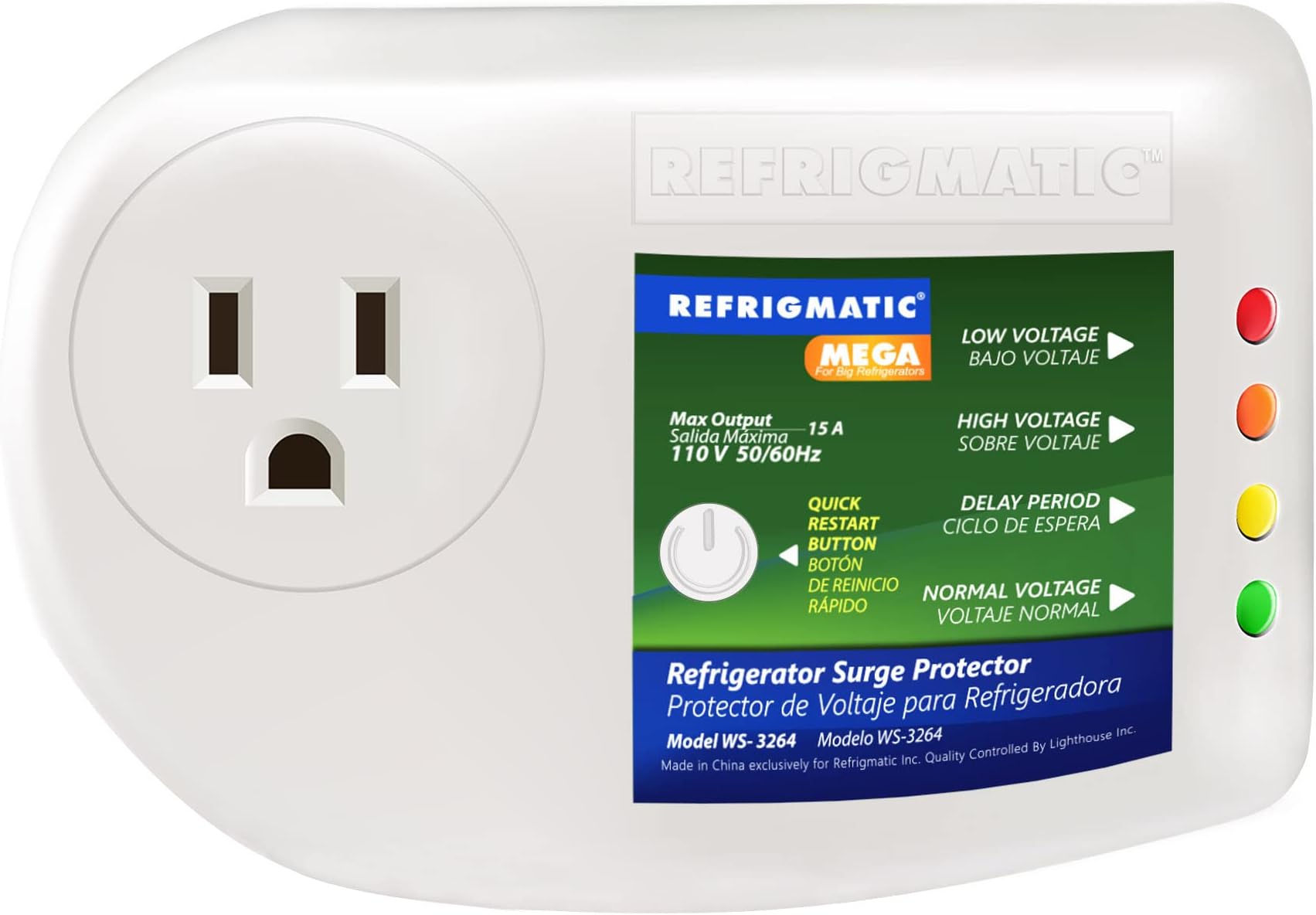 Amazon.com: Refrigmatic MEGA Electronic Voltage & Surge Protector for ...