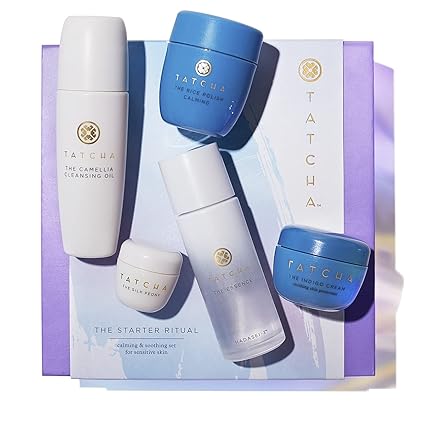 Amazon.com: Tatcha The Starter Ritual Set - Soothing for Sensitive Skin | 2 Week Introductory ...