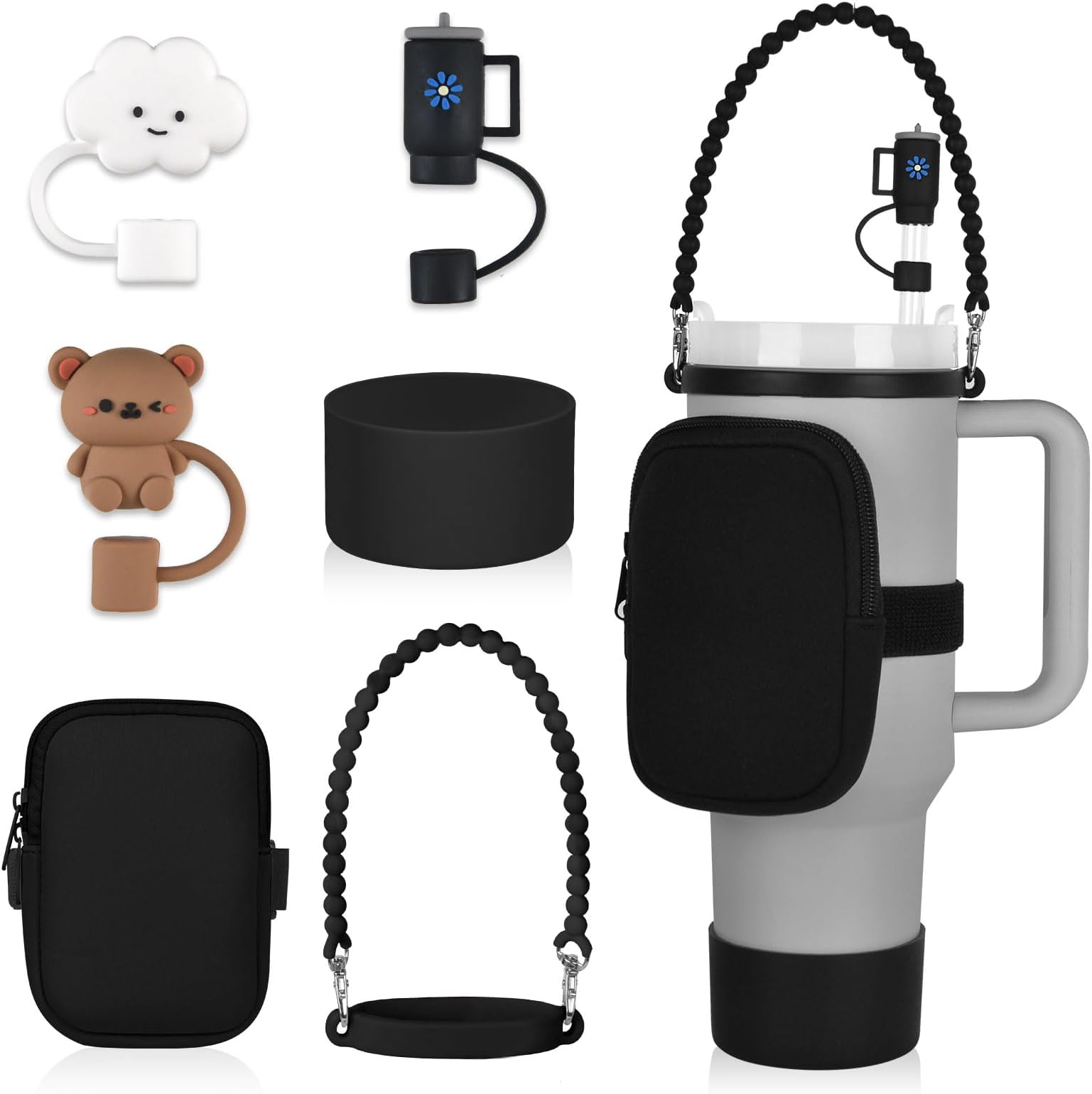 Amazon.com: Stanley Cup Accessories 40 oz: Stanley Boot Straw Cover ...