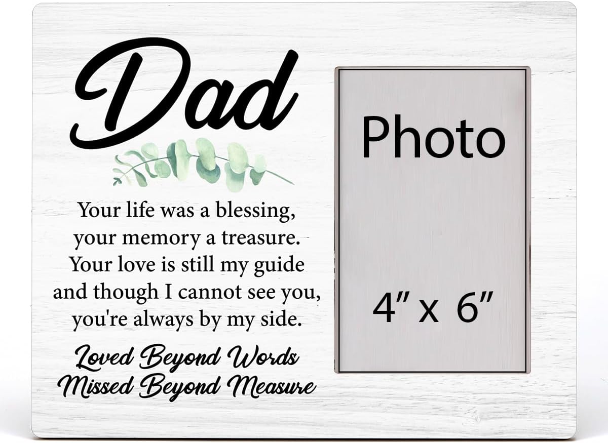 Amazon.com: HOIJAUMAI Dad Memorial Gifts, Sympathy Gift for Loss of Dad ...