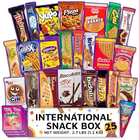 Amazon.com: Elite World Snack Sampler Box - 30+ Foreign snacks and ...
