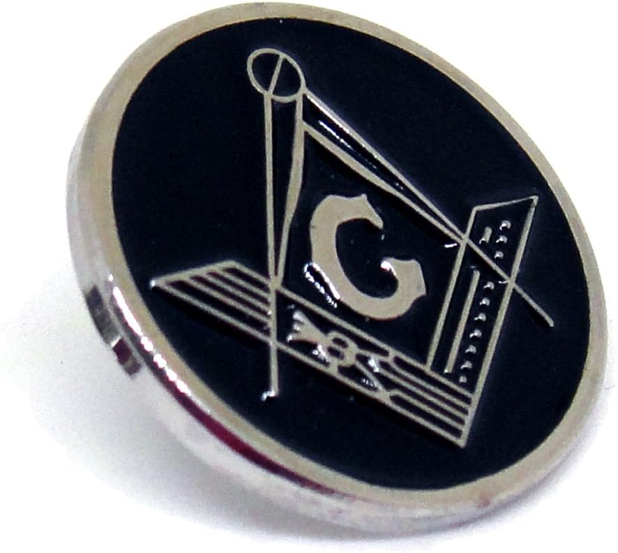 Amazon.com: Masonic Square - Mason Freemason Enamel Lapel Pin ...