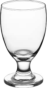 Amazon.com | Glass Goblet - Set of 12-10.5 oz - Iced Tea Stemmed ...