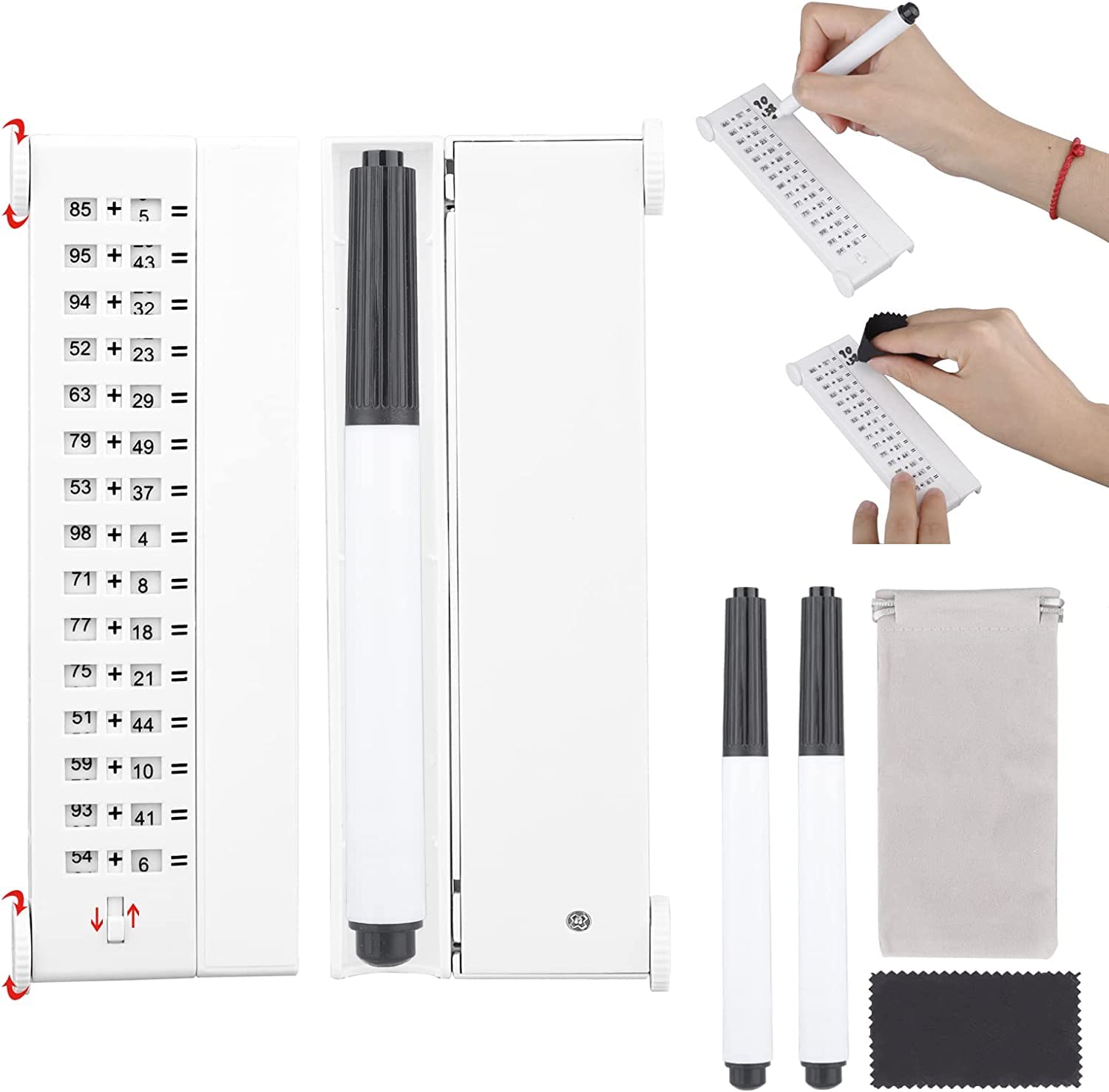 SYOSI Practice Math Board Children's Reusable Oral Calculation Exercise ...