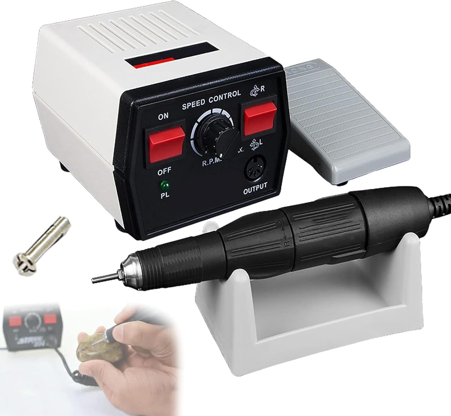 Amazon.co.jp: Micro Motor Polishing Machine, Polishing Machine with ...