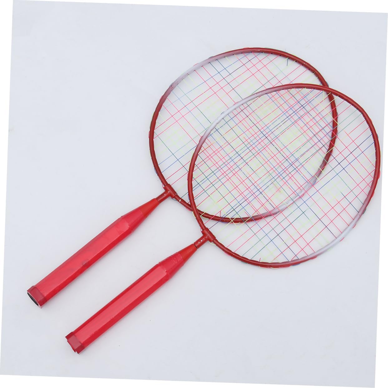 Yardwe 2 Sets Badminton Racket with Balls Kids Supplies Pink Toy Mini ...