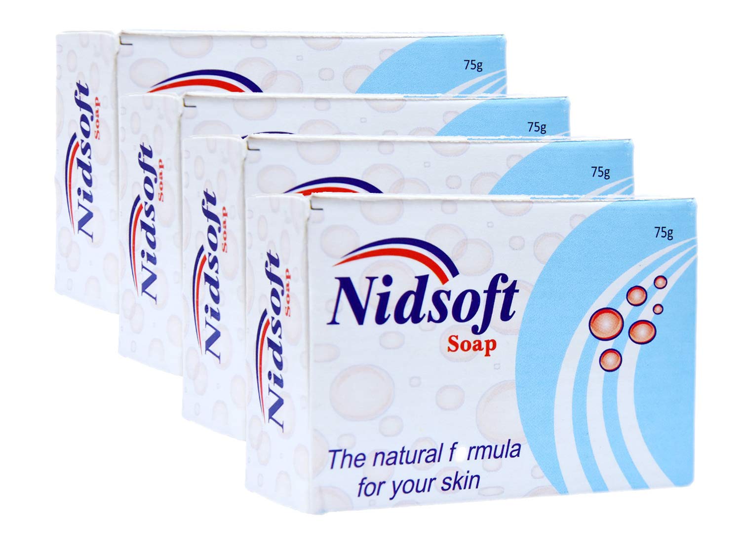 Buy NIDSOFT Soap, White, 75 g (Pack of 4) Online at Low Prices in India ...