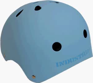 Amazon.com : INDUSTRIAL flat light blue HELMET XS : Skate And ...