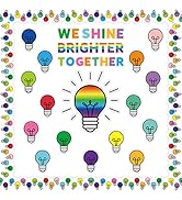 Amazon.com: AsodSway Back to School 137Pcs Light Bulb Bulletin Board ...