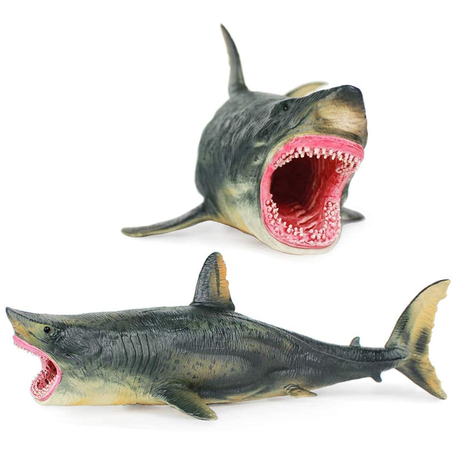 Indominus Rex And Colossal Megalodon Shark Jurassic Dinosaur Toys Meg ...