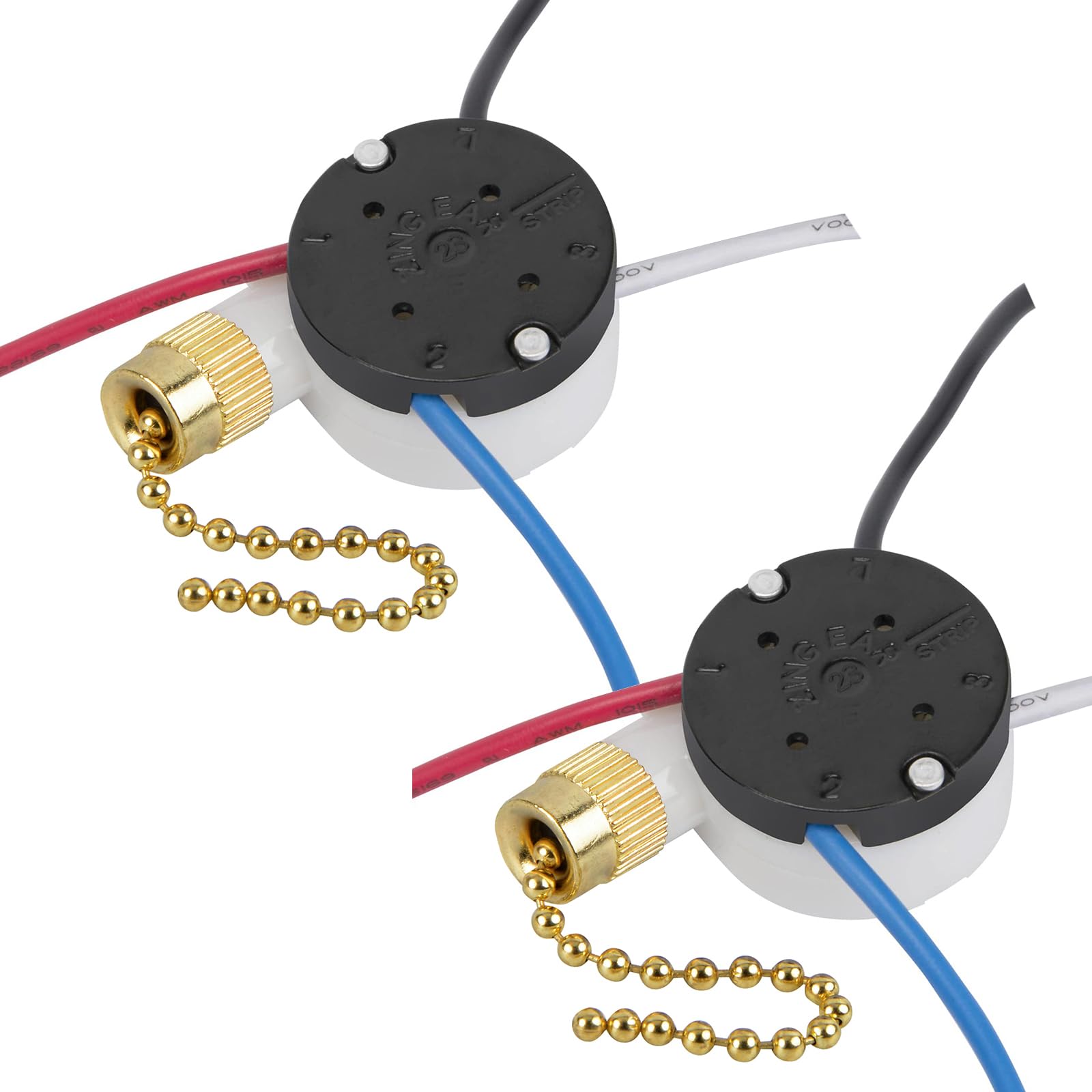 Snapklik.com : 2PS Ceiling Fan Switch Zing Ear ZE-208s E89885 3 Speed 4 ...