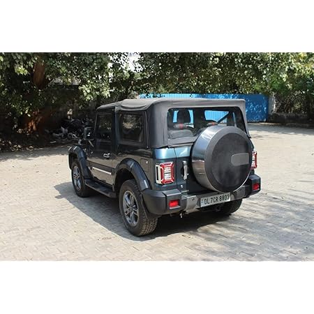 Stepney Cover Lock for Mahindra Thar 2020 (ABS Cover & Metal Road ...