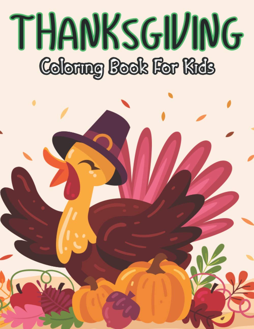 Buy Thanksgiving Coloring Book for Kids: Unique Coloring Page Happy ...