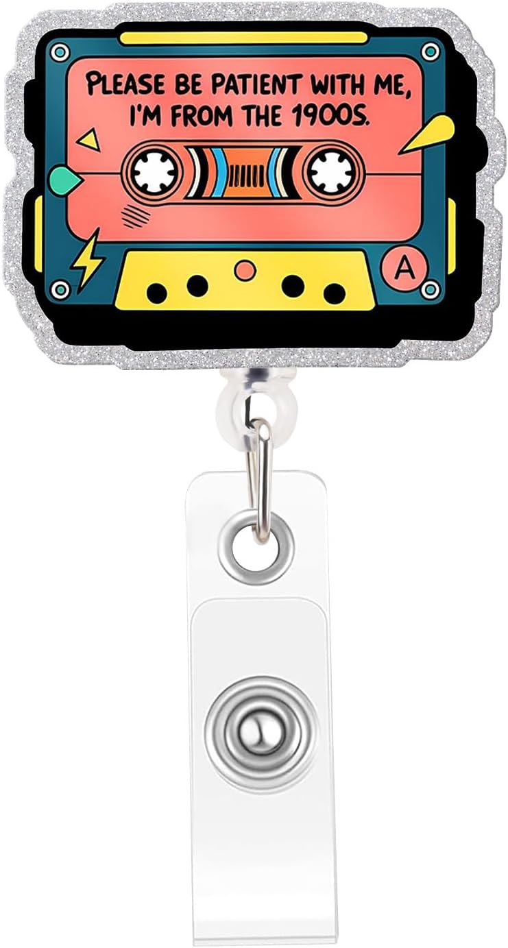 Amazon.com : Kimoli Funny and Cute Badge Reel Nursing Badge Reel ...