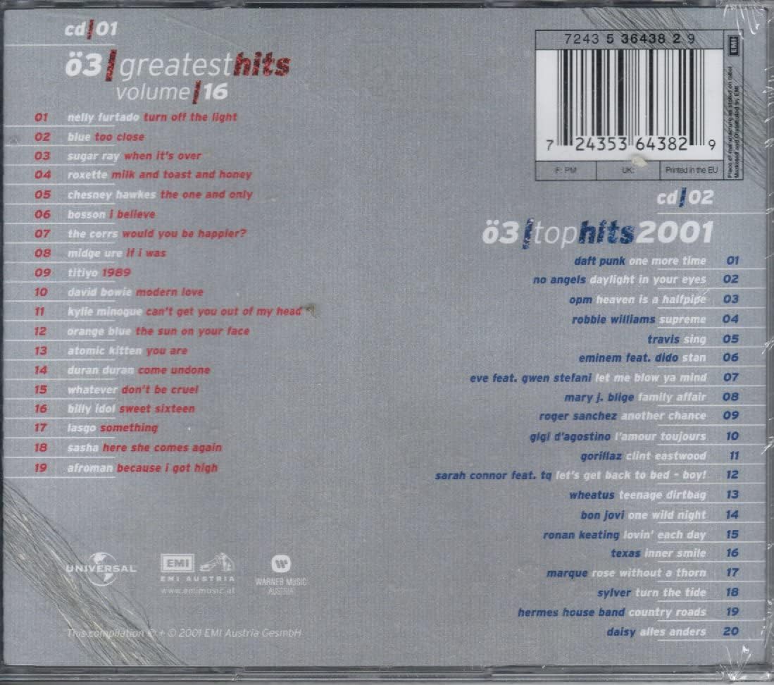 Greatest Pop Hits of 2001: Amazon.co.uk: CDs & Vinyl