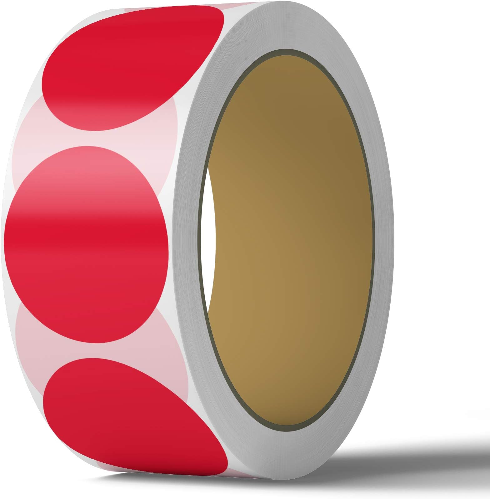 Amazon.com : Performore 2 Inch Dot Matte Red Color Code Labels for ...