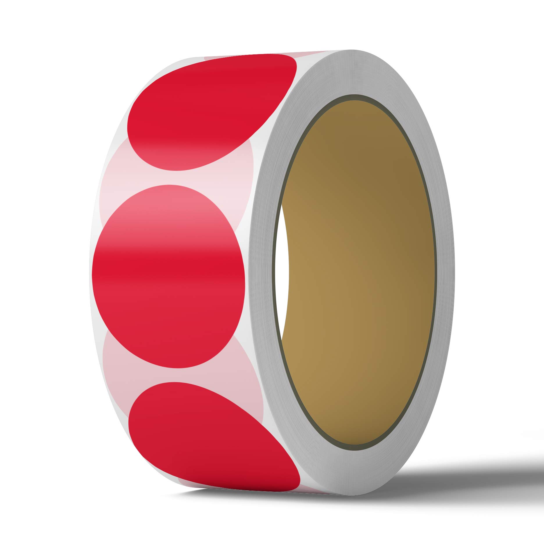 Amazon.com : Performore 2 Inch Dot Matte Red Color Code Labels for ...