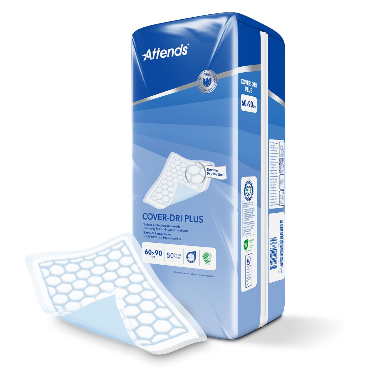 Attends Cover Dri Plus Disposable Bed Pads (60 x 90 cm) : Amazon.co.uk ...