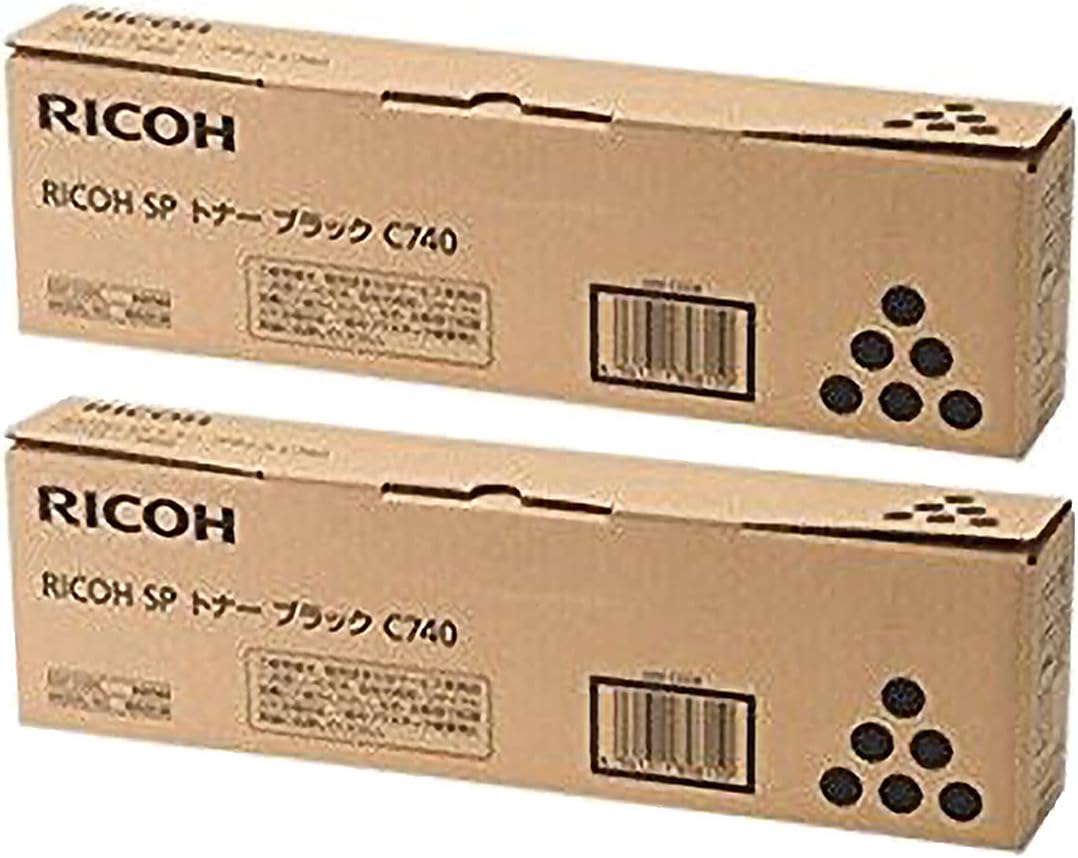 Amazon.co.jp: リコー RICOH SP トナーC740 ブラック2本セット 純正品 RICOH SP C740 : パソコン・周辺機器