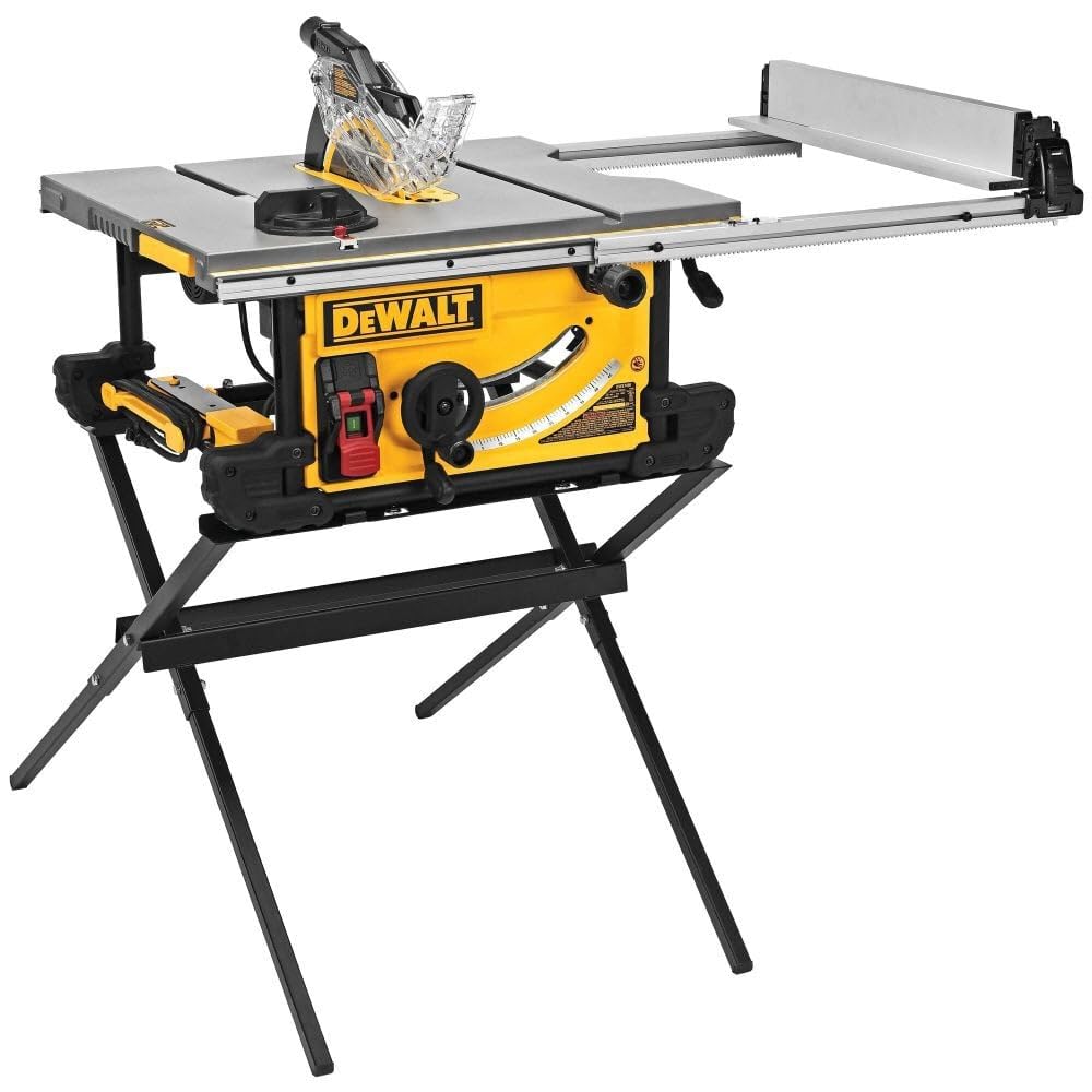 DEWALT Table Saw, 10 Inch, 15 Amp, 32 ½-Inch Rip Capacity, Dust ...