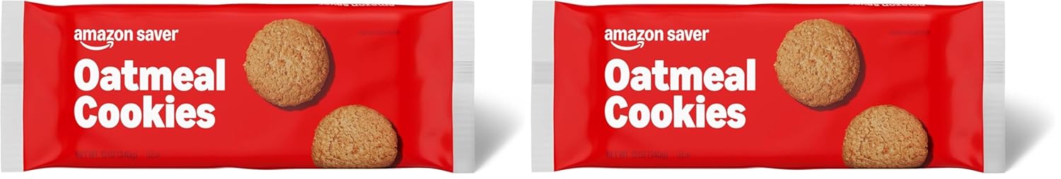 Amazon.com : Amazon Saver, Crispy Oatmeal Cookies, 12 ounce (Previously ...