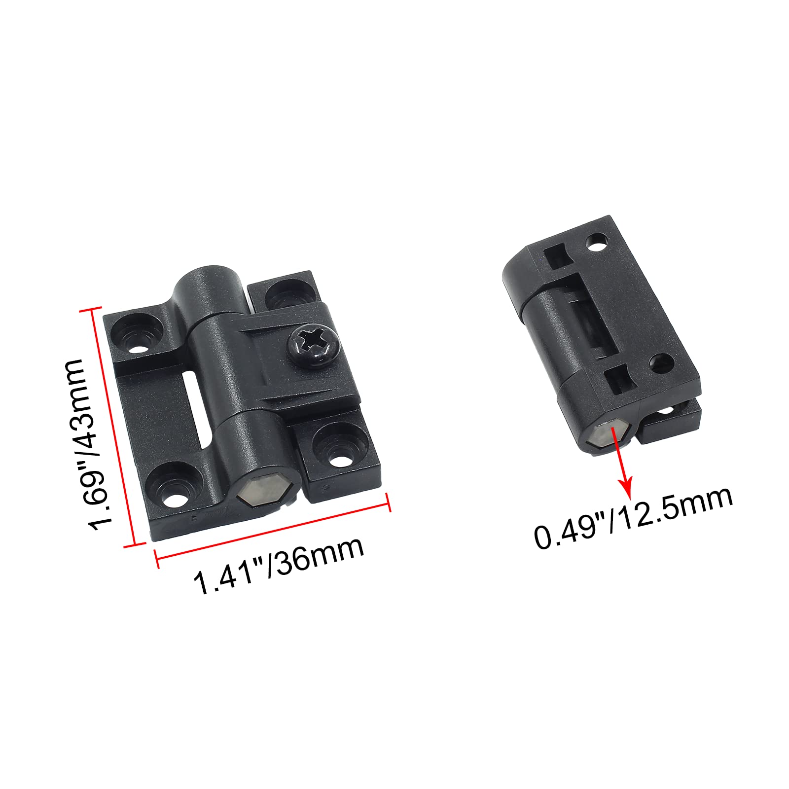 Plastic Door Hinge Plastic Spring Hinge Plastic Cabinet Door Small