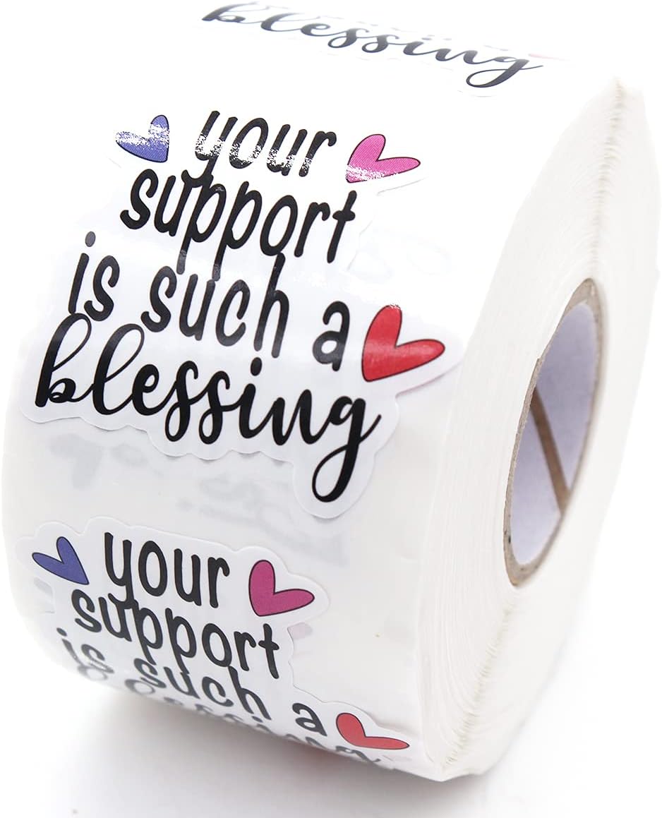 Amazon.com: Littlefa Your Support is Such a Blessing Stickers,Thank You ...