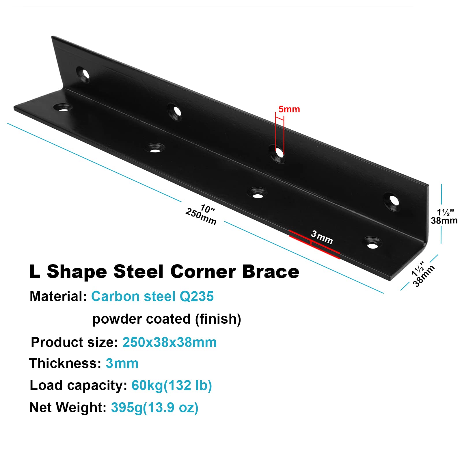 Flat Corner Braces Home Depot Wild Hog Linx 4 Inch L/Fit Steel Corner ...