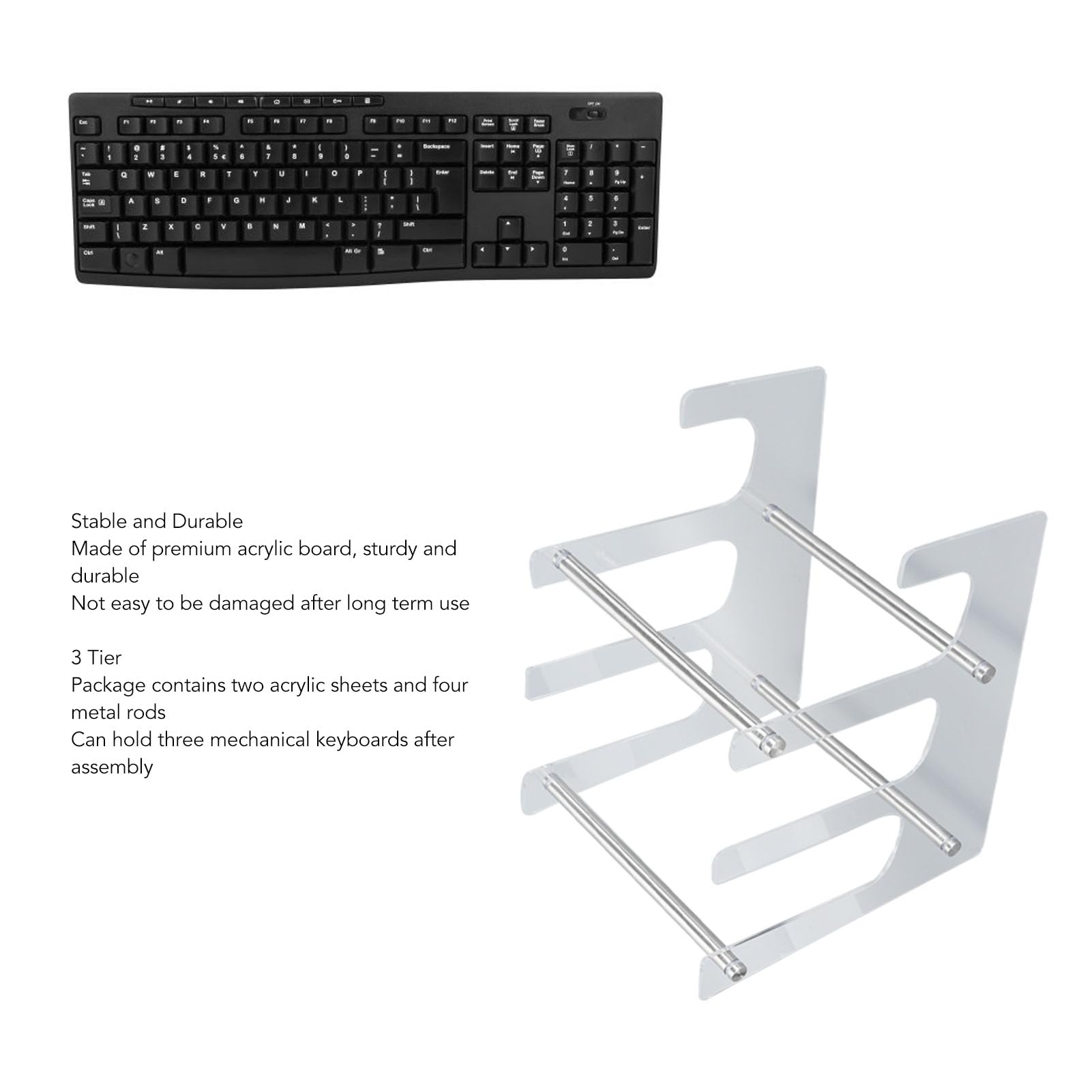 Snapklik.com : SUNFECILI Keyboard Display Stand Holder Computer ...
