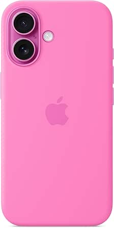 Amazon.com: Apple iPhone 16 Silicone Case with MagSafe and Camera Control: Lightweight Phone ...