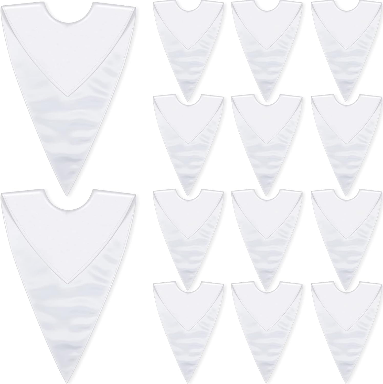 Amazon.com: Sureio 12 Pieces V Shape Choir Stole Graduation Stole ...