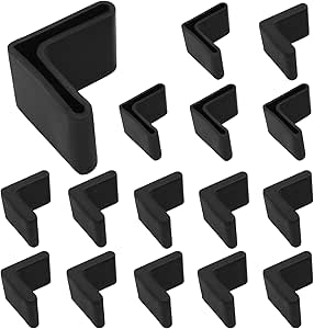 Amazon.com: Litoexpe 16pcs L Shaped Rubber Angle Iron Caps, Furniture ...