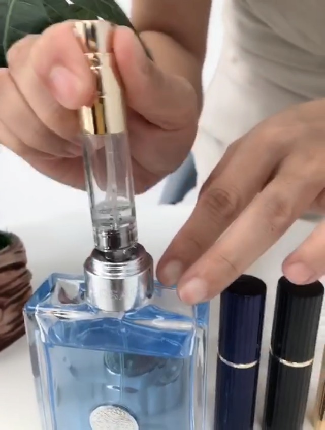 Watch How to Refill your Perfume from your Big Perfume Bottle to ...