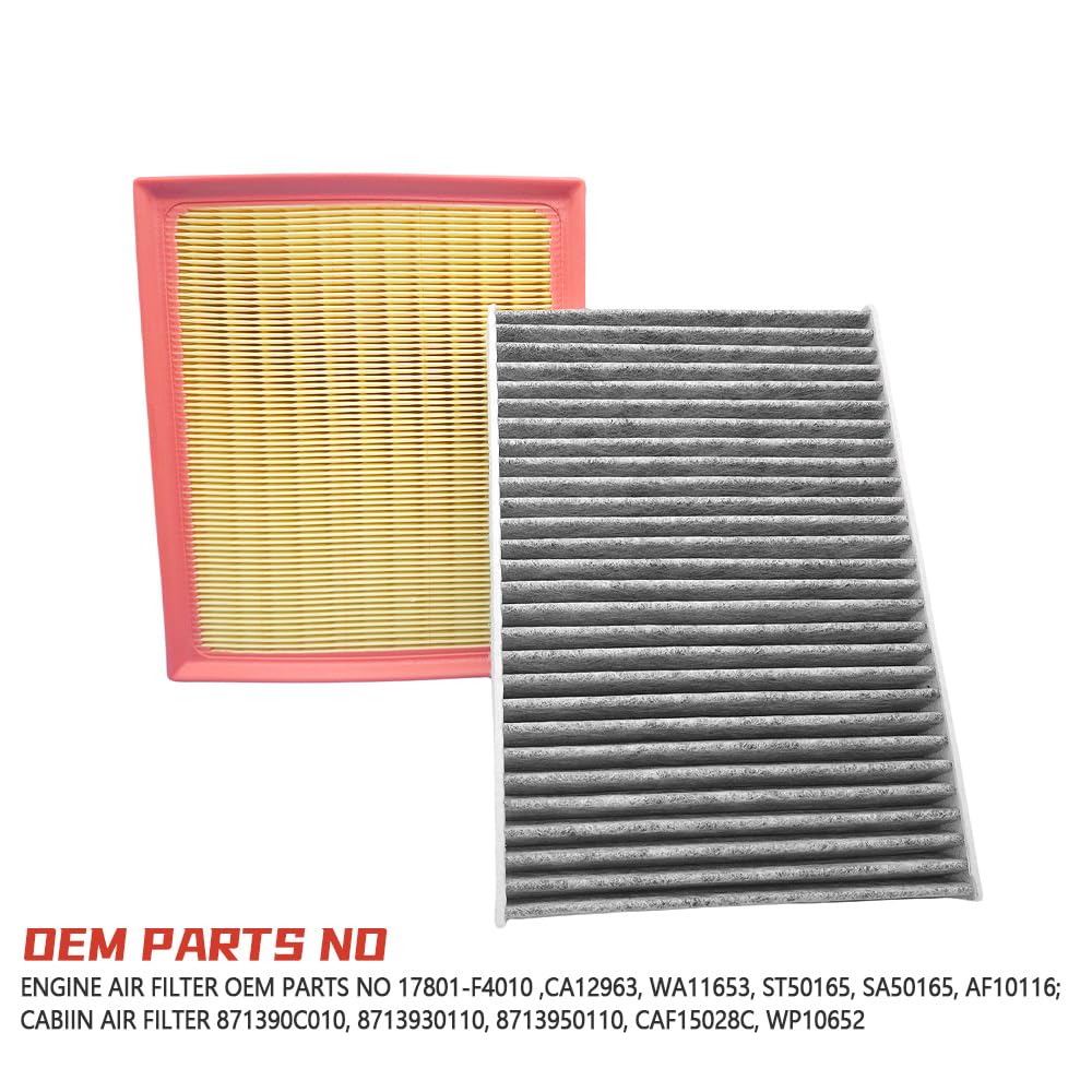 Snapklik.com : Upgraded Air Filter & Cabin Air Filter Kit Fit For ...