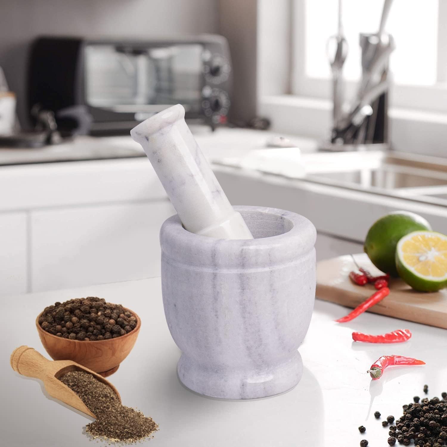 [Big size] Marble Stone Mortar and Pestle Set | Imam Dasta, Kundi ...