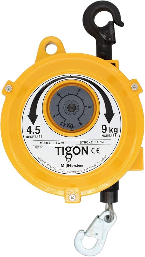 Tigon TW-9 Spring Balancer, Tool Balancer with Steel Cable, (Load ...