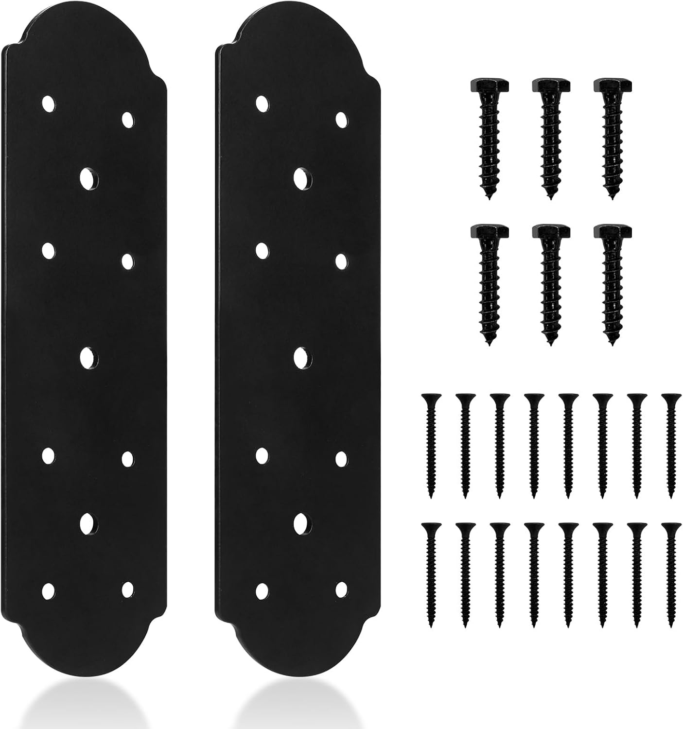 Amazon.com: Rasugarlary I Shape Steel Flat Bracket, 2 Pcs 10" X 3" Flat ...